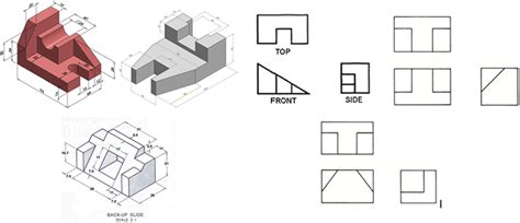 Isometric Drawing Examples Problems Practice Orthographic Problems