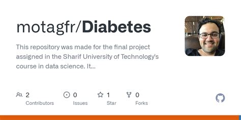 Github Motagfrdiabetes This Repository Was Made For The Final