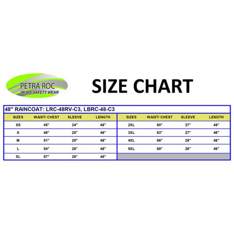 Lbrc 48 C3 Ansi Class 3 Black Bottom Waterproof 48” Long Rain Coat