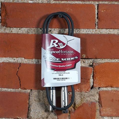 Rhc Quad Balanced Mic Cable 3ft Nos Reverb