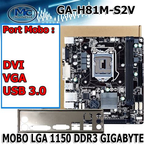 Jual MOBO H81 Motherboard Mainboard H81 Intel LGA 1150 Onboard Shopee