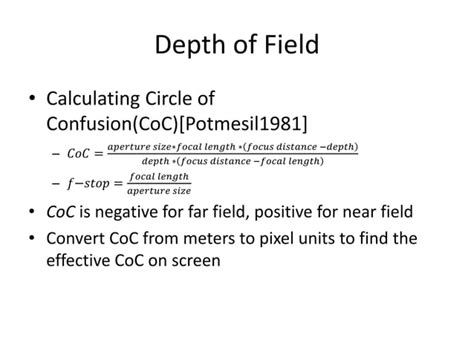A Modern Post Processing Pipeline Ppt