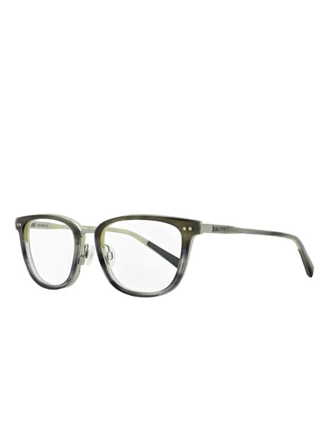 Shinola Rounded Rectangle Frame Glasses Blue Farfetch