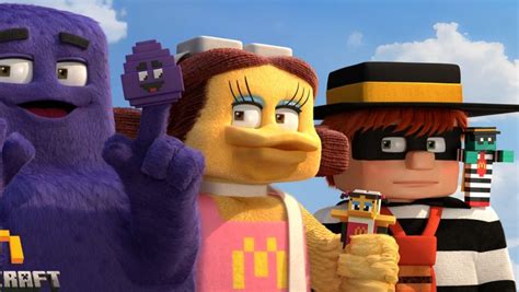 Get A Minecraft Movie Themed Grimace During Mcdonalds Collab Nerdist