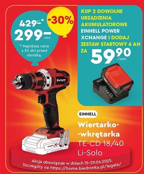 Wiertarko Wkrętarka Te Cd 1840 Einhell Cena Promocje Opinie