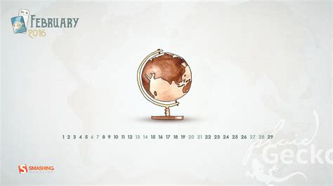 Desktop Wallpaper Calendar Februarie 2016 Touchofadream Lifestyle
