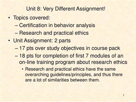 Ppt Unit 8 Very Different Assignment Powerpoint Presentation Free