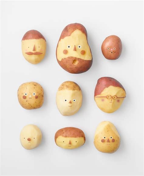 Creative Potato Art Ideas Potato Decorations Potato People Potato