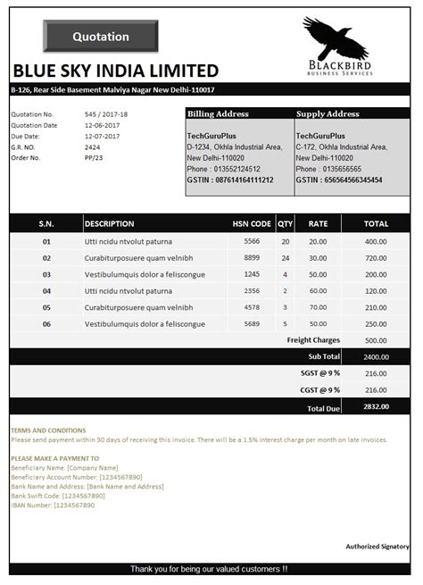 Top 10 Quotation Templates Excel Pdf Formats Word Ms Templates