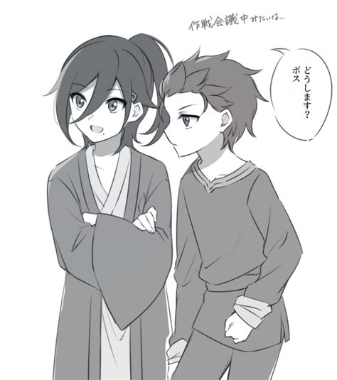 「セシルスとスバル らくがき 」みかみの漫画