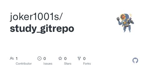 GitHub Joker1001s Study Gitrepo