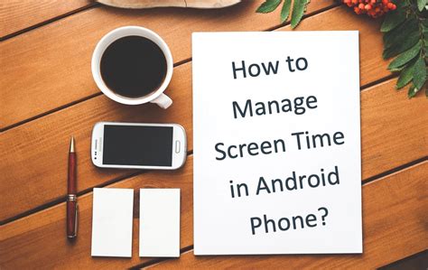 How To Manage Screen Time In Android Phone Webnots