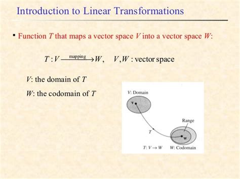 Linear Transformation