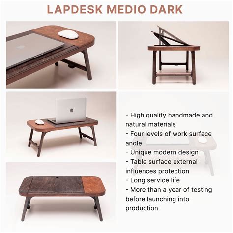 Portable Wood Laptop Desk Wood Portable Desk Foldable Laptop Stand