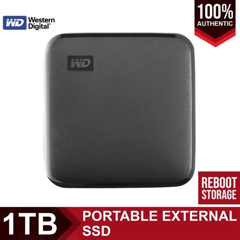 Western Digital Wd 1tb Elements Se Portable Ssd External Solid State