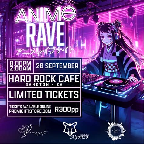 Get Tickets To The Inaugural Anime Rave In Johannesburg Next Week