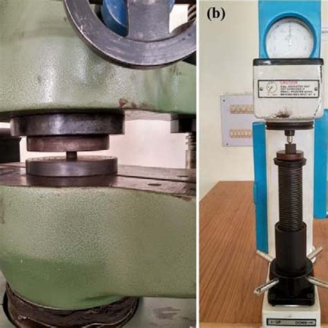 Arrangement For A Compression Testing And B Hardness Testing Download Scientific Diagram