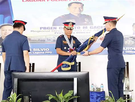 New Laguna Province Top Cop Installed Philippines