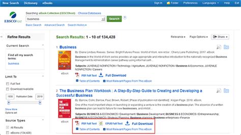 Searching For Ebsco Ebooks