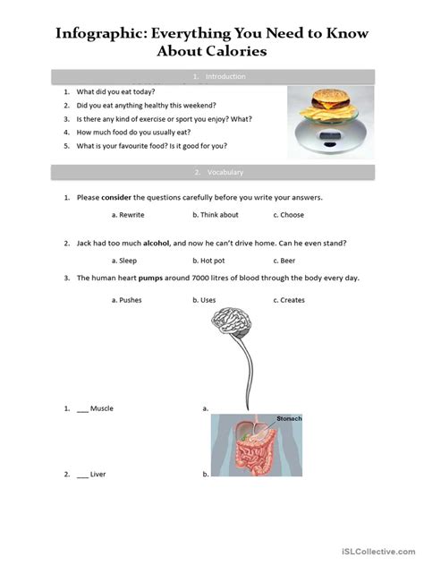 Infographic Everything You Need To Know About Calories Pdf