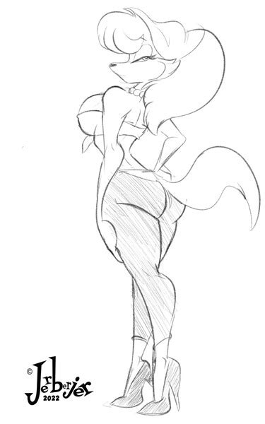 Comm Jerberjer Bringing That Wolf Back By Sparkpad Fur Affinity