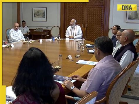 Cyclone Biparjoy Pm Modi Holds Review Meet Imd Issues Orange Alert