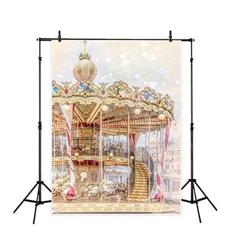 Allenjoy 5x7ft Carousel Backdrop Photography Backdrops Carnival Circus