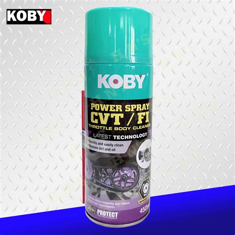 Koby Power Supply Cvt Fi Throttle Body Cleaner 450ml For Motorcycle Automotive Throttle Body