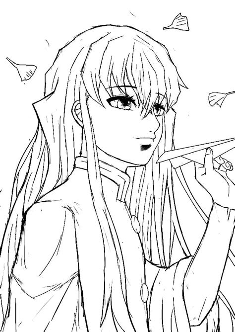 Muichiro Tokito Coloring Pages To Print Free Printable Coloring Pages