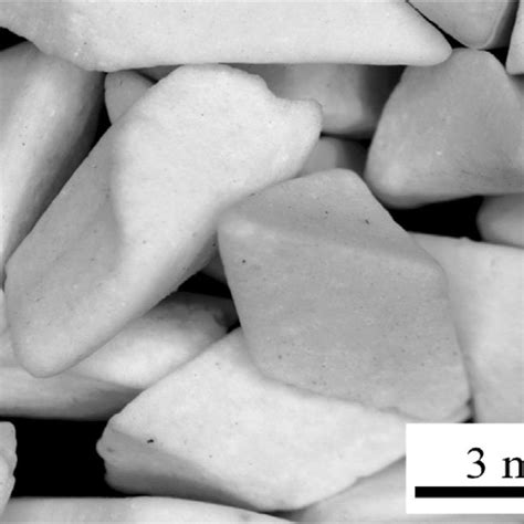 The Digital Photograph Of Quartz Particles Download Scientific Diagram