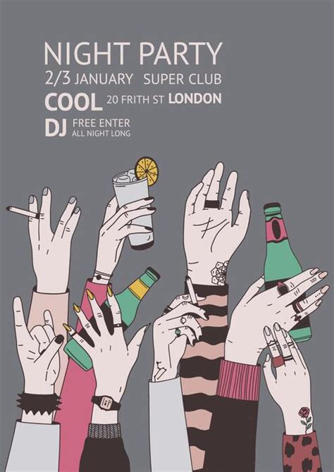 Club Poster Vector Art Icons And Graphics For Free Download