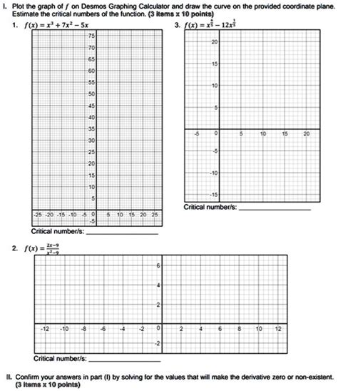 SOLVED Plot The Graph Of F X On Desmos Graphing Calculator And Draw