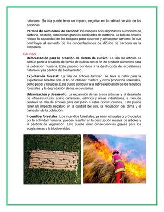 La Tala de árboles en la Región San martín PDF