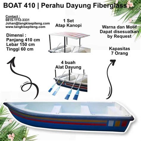 Jual Perahu Fiberglass Perahu Sampan Perahu Rescue 7 Orang Penumpang