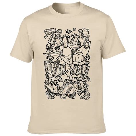 Hot One Punch Man Saitama Anime T Shirt One Punch Man Merch