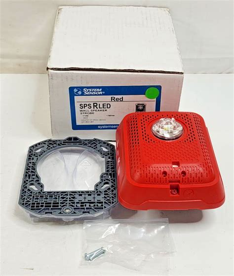 System Sensor Srl Wall Mount Strobe Low Energy Consumption Red For