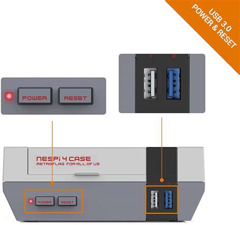 Retroflag NESPi 4 Case ADZ Gaming