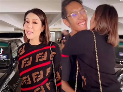 Actress Ifa Raziah Surprises 17 Year Old Son With Bmw For His Birthday ‘warns Him To Do Well