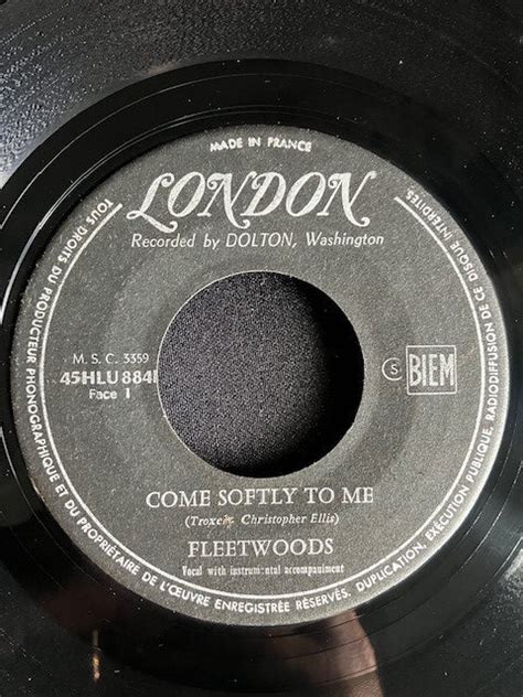 Sp The Fleetwoods Come Softly To Me Myreference