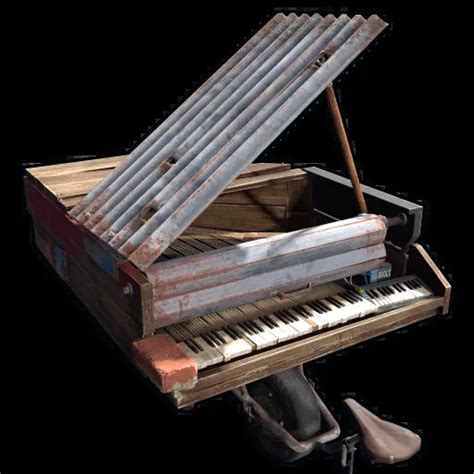 Wheelbarrow Piano Rust Corrosion Hour
