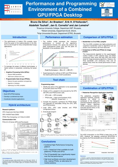 Pdf Performance And Programming Environment Of A Combined Gpufpga Desktop