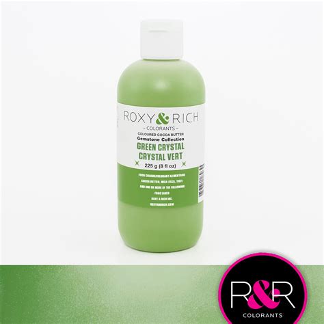 Gemstone Green Crystal Cocoa Butter 225g Create Distribution Cake
