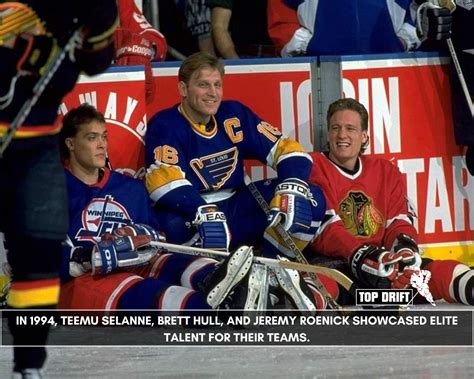 Top In The 1993 94 Nhl Season Teemu Selänne Of The Winnipeg Jets
