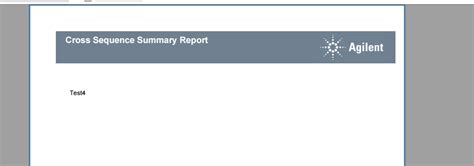 Bringing Specific Data Into The Report Template Text Field Forum Chromatography Software