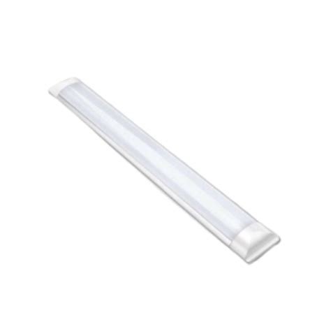 Luminária Tubular Linear Led Sobrepor Slim Calha Bivolt Econômico