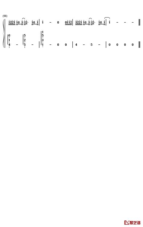 爸爸妈妈钢琴简谱 数字双手 李荣浩 简谱网