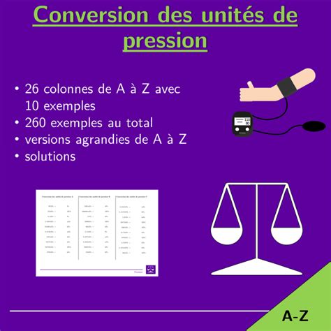 Conversion Des Unités De Pression