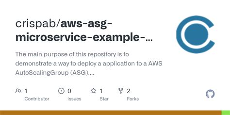 Github Crispabaws Asg Microservice Example Using Dropwizard And