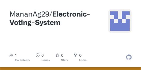 Github Mananag29electronic Voting System