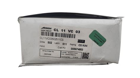 Arrow Cl11 Vc 03 C Series Entrance W Virgo Lever Design Bright Brass